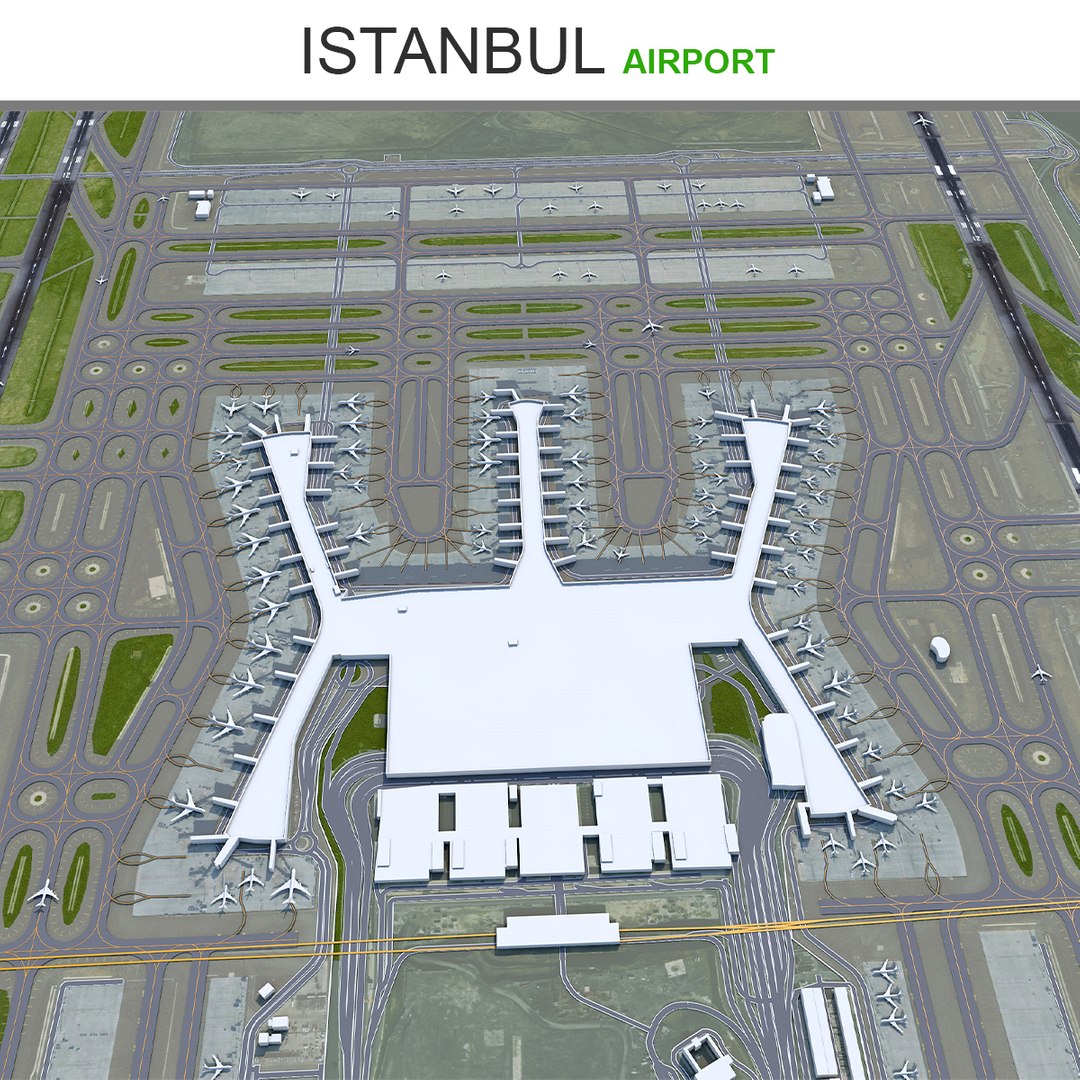 3D Istanbul Airport - TurboSquid 2013526