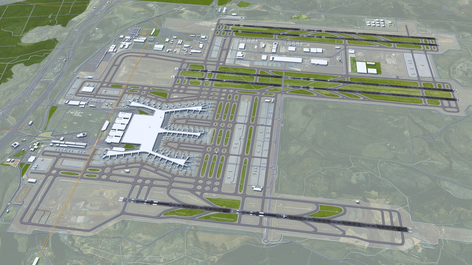 3D Istanbul Airport - TurboSquid 2013526