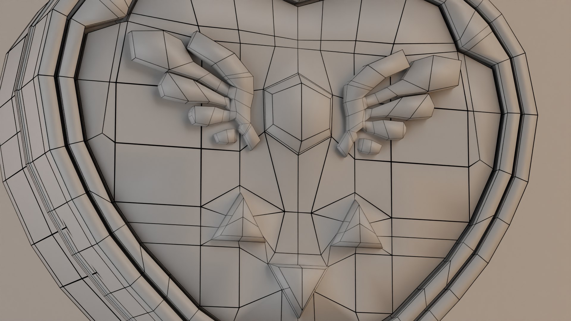 3D Undertale - Heart Locket Model - TurboSquid 1953377