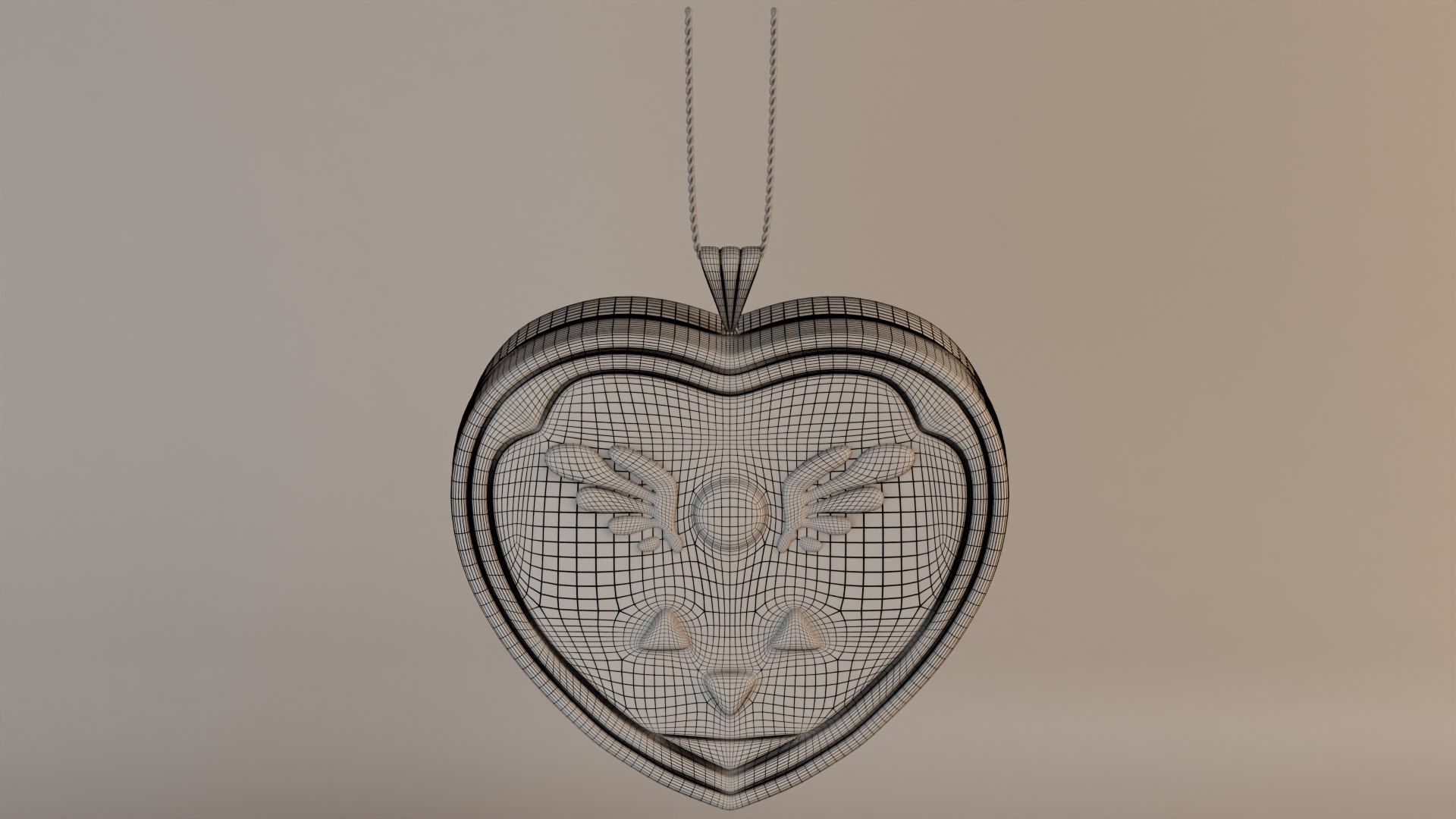 3D Undertale - Heart Locket Model - TurboSquid 1953377