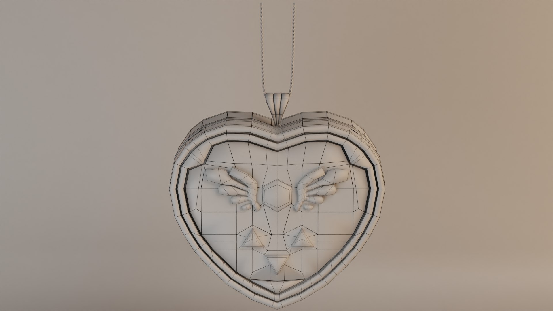 3D Undertale - Heart Locket Model - TurboSquid 1953377