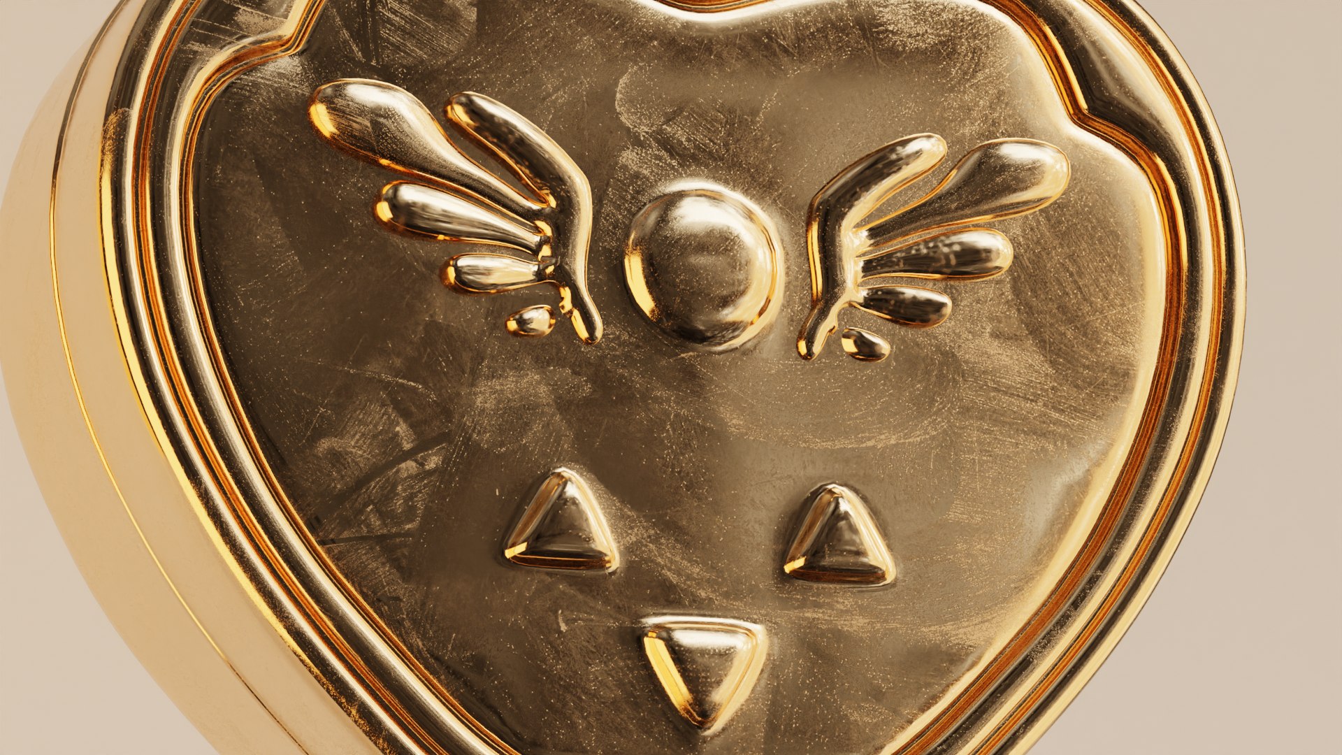 3D Undertale - Heart Locket Model - TurboSquid 1953377