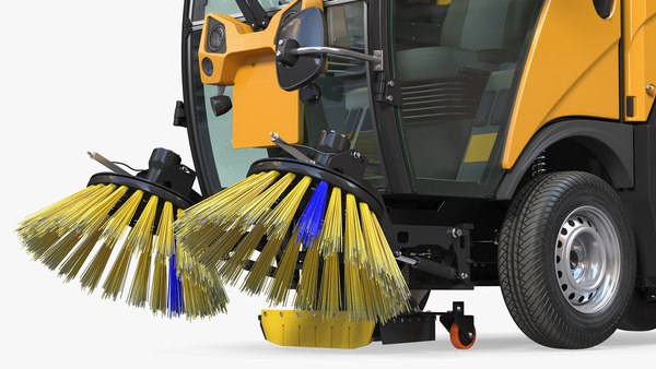 Compact road sweeper 3D model - TurboSquid 1565287