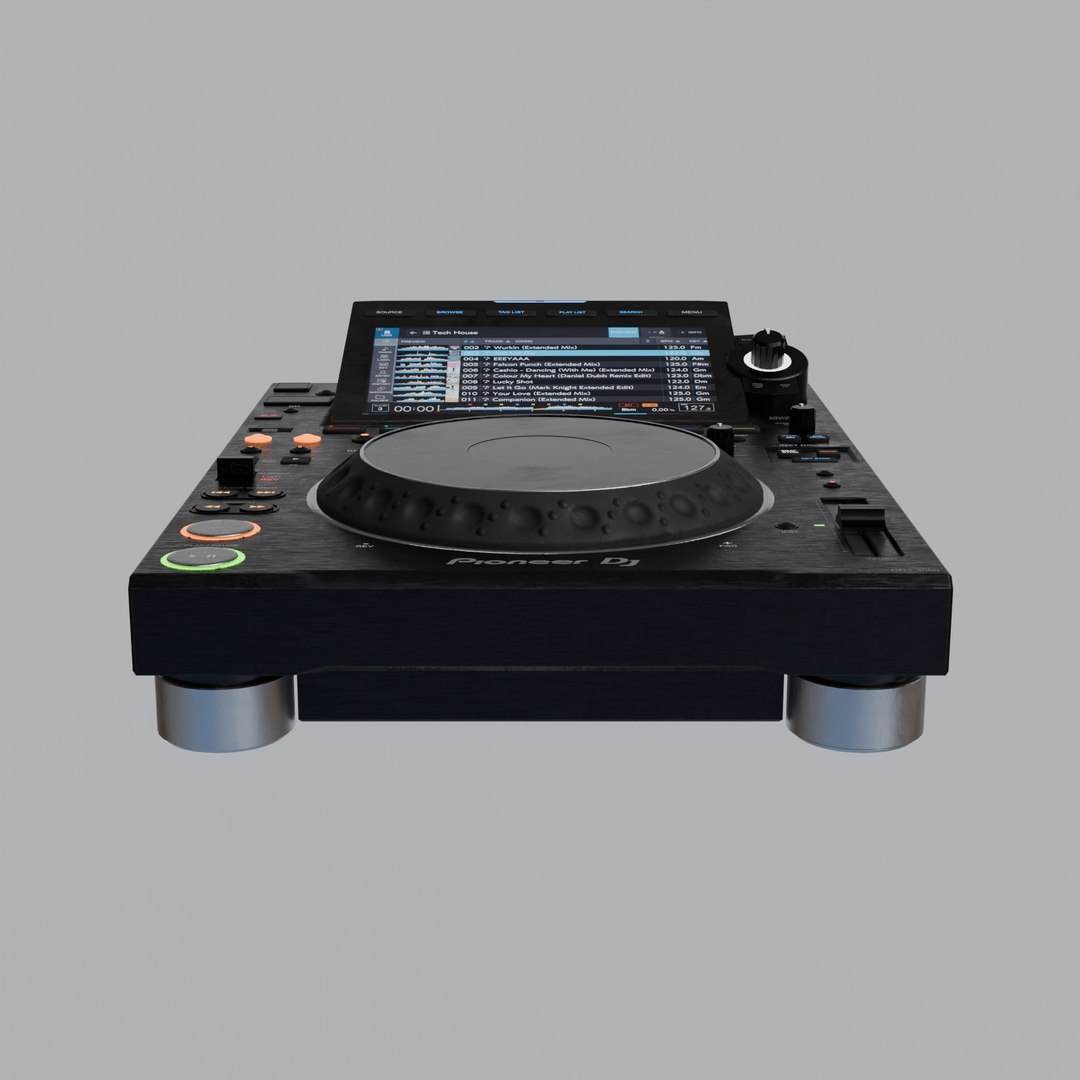 CDJ-3000 3D Model - TurboSquid 2280514