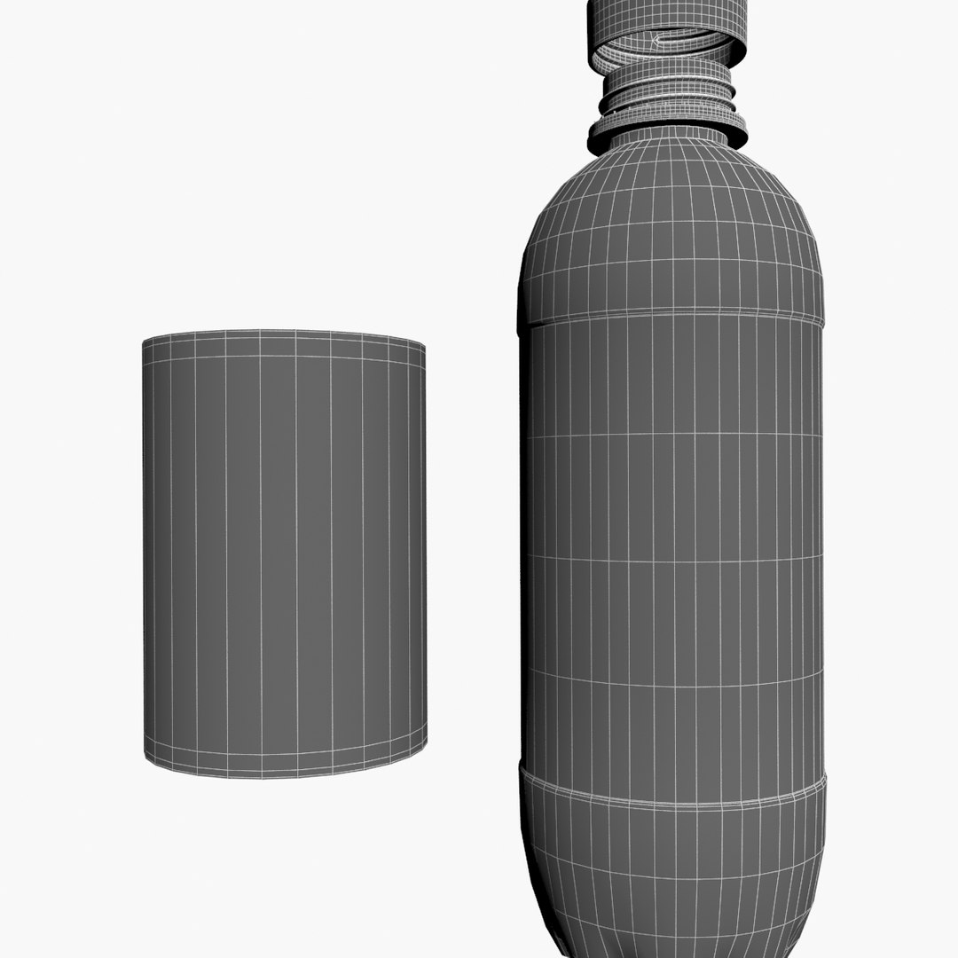 Plastic Bottle 3D Model - TurboSquid 1236383
