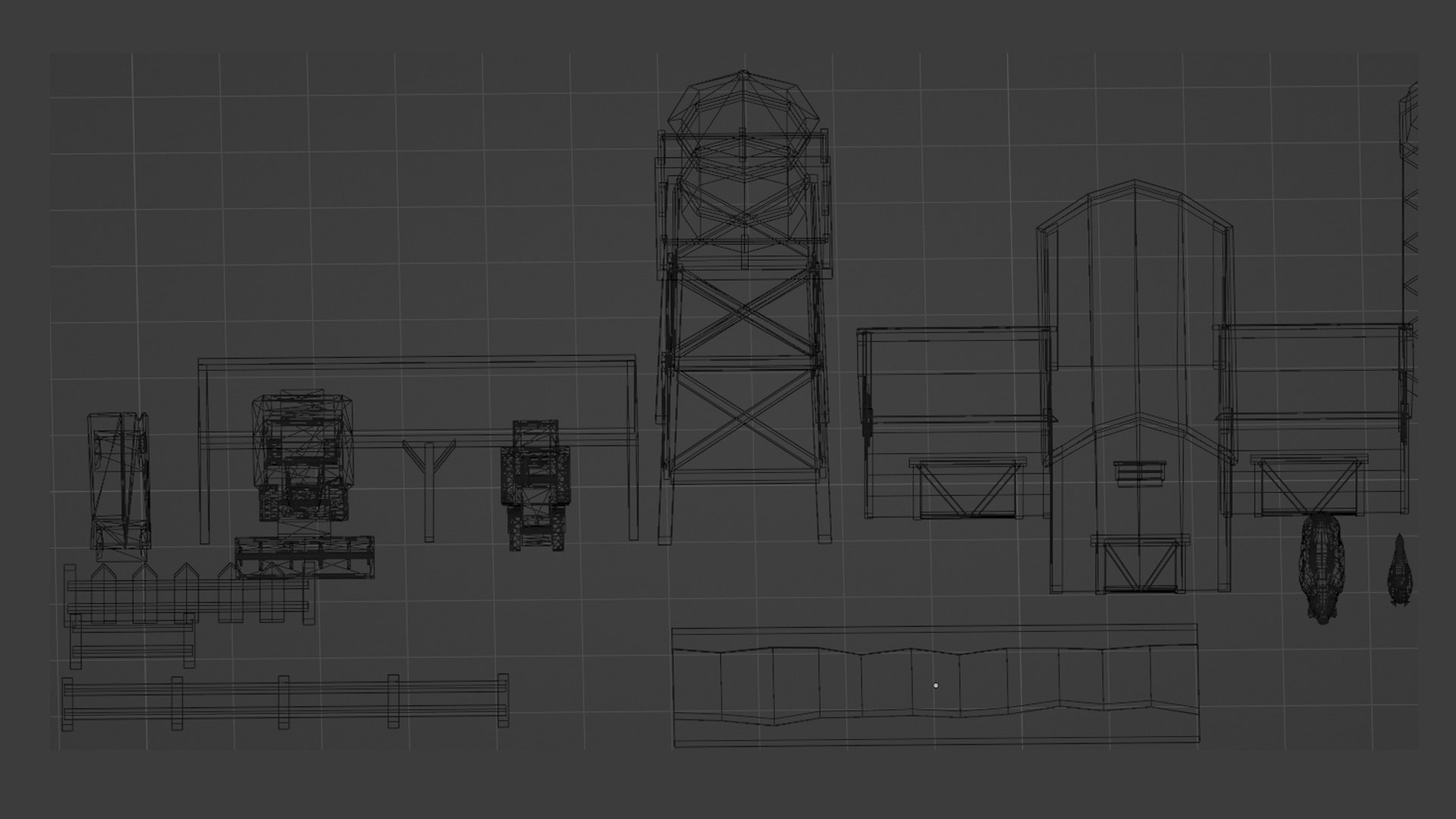 Pack Low Poly - Farm 3D Model - TurboSquid 2034145