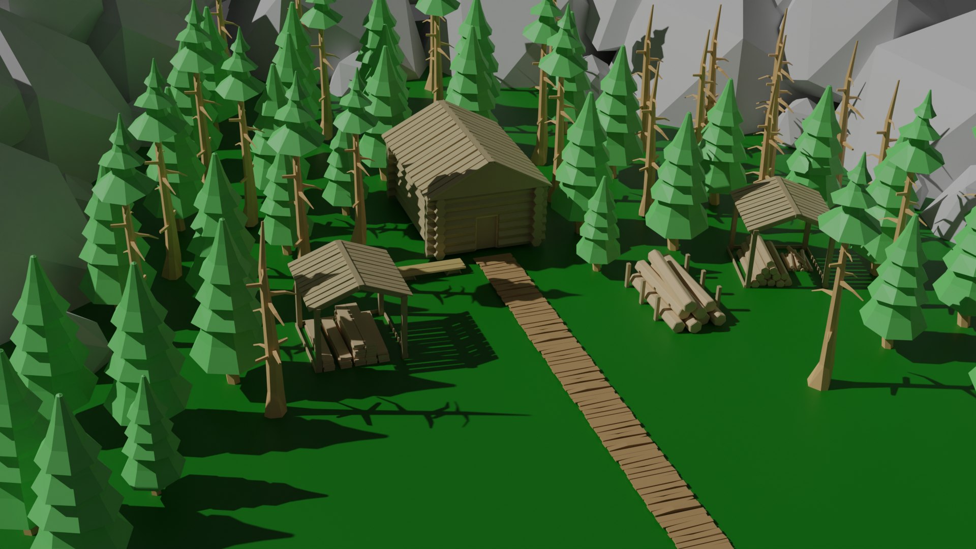 Pack Low Poly - Farm 3D Model - TurboSquid 2034145
