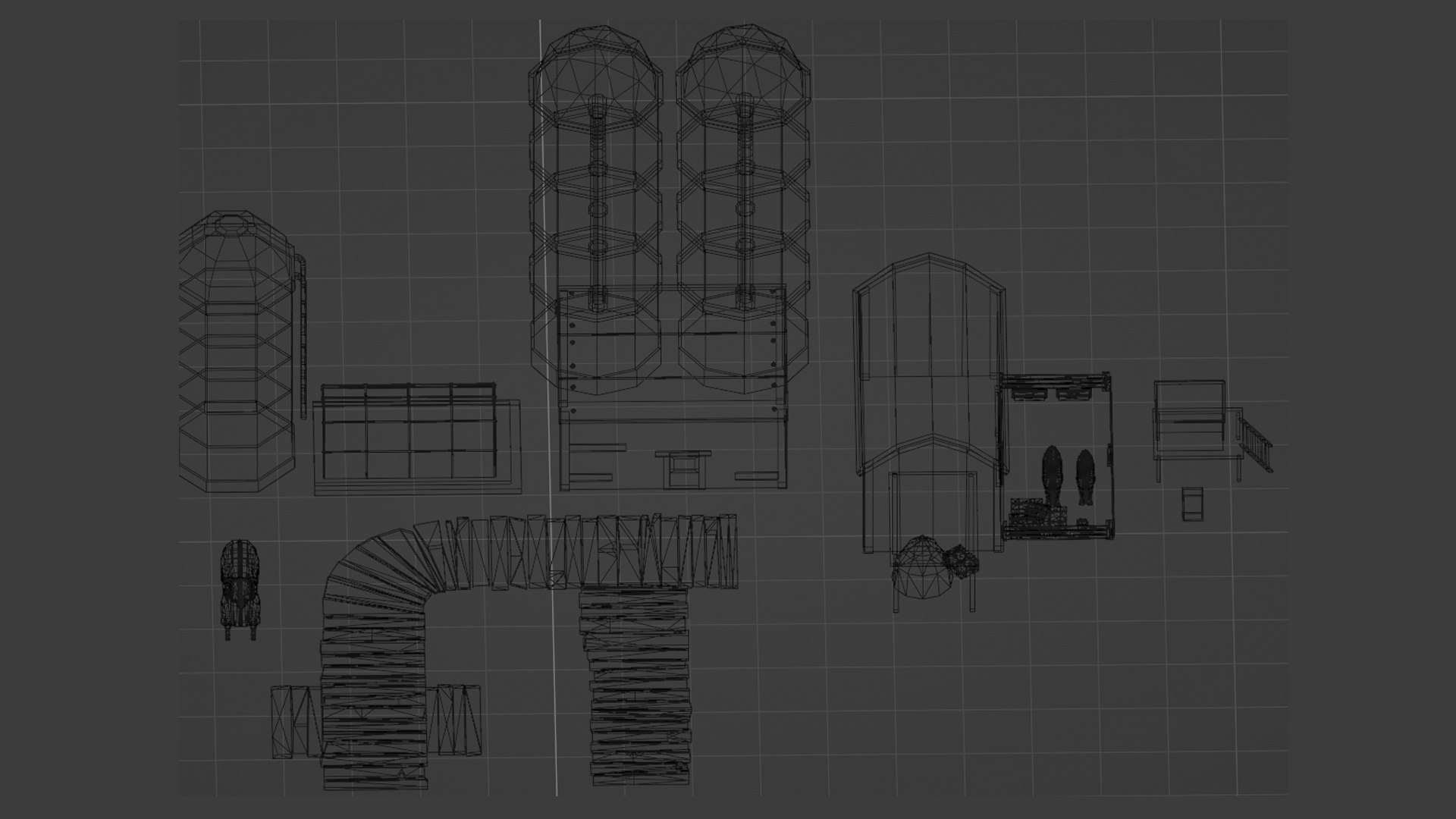 Pack Low Poly - Farm 3D Model - TurboSquid 2034145