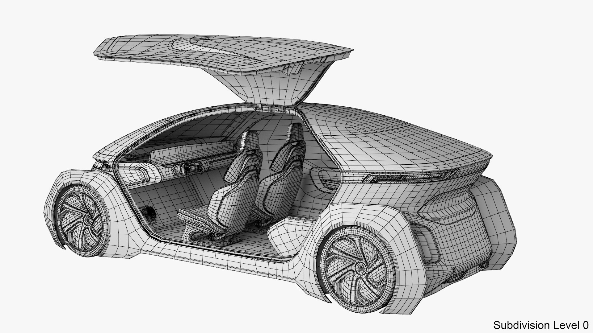 3D Self-Driving Car Concept 2 model - TurboSquid 1836102