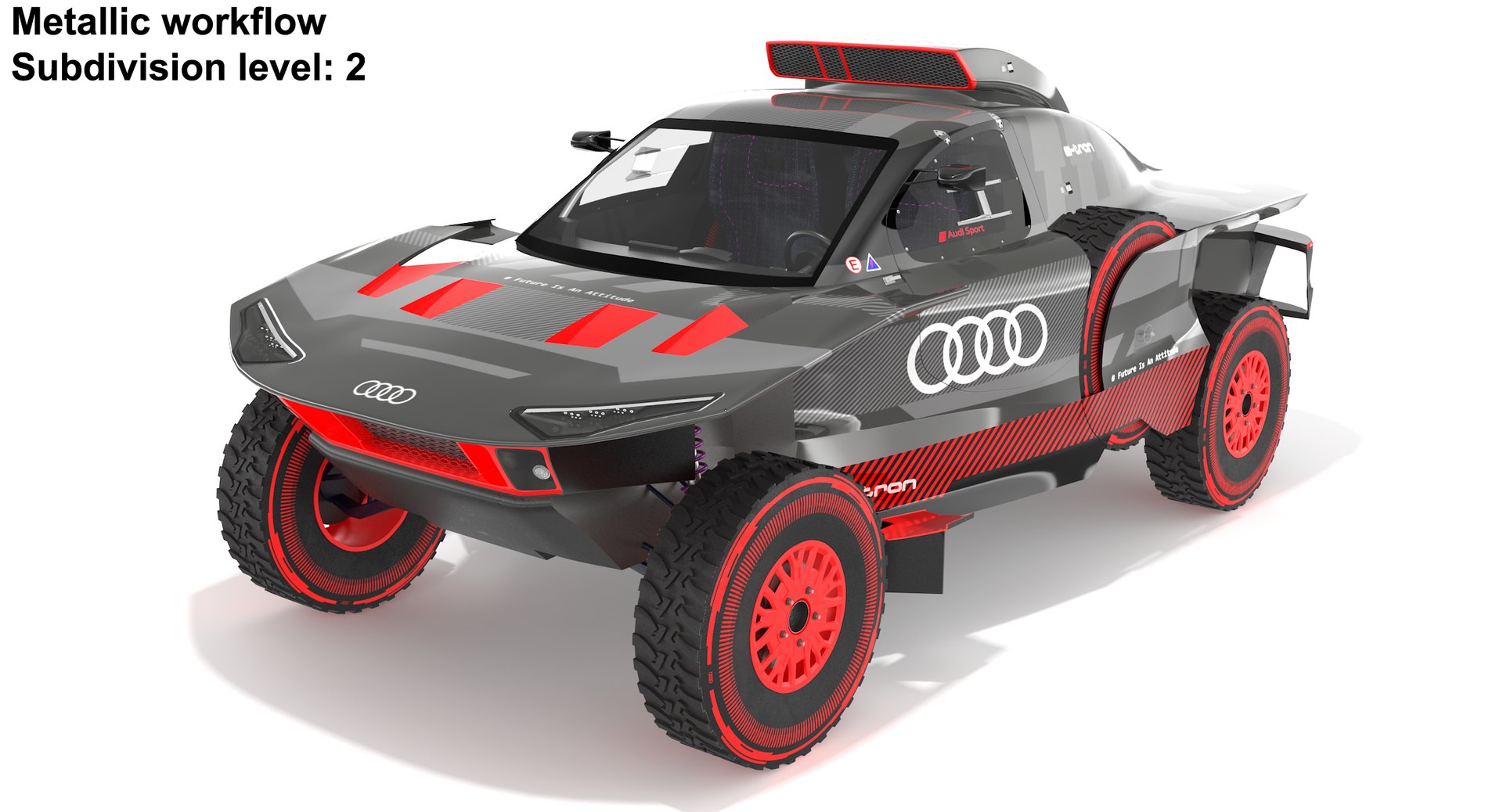 Audi RS Q e tron E2 Dakar Rally Electric OFF Road SUV model ...