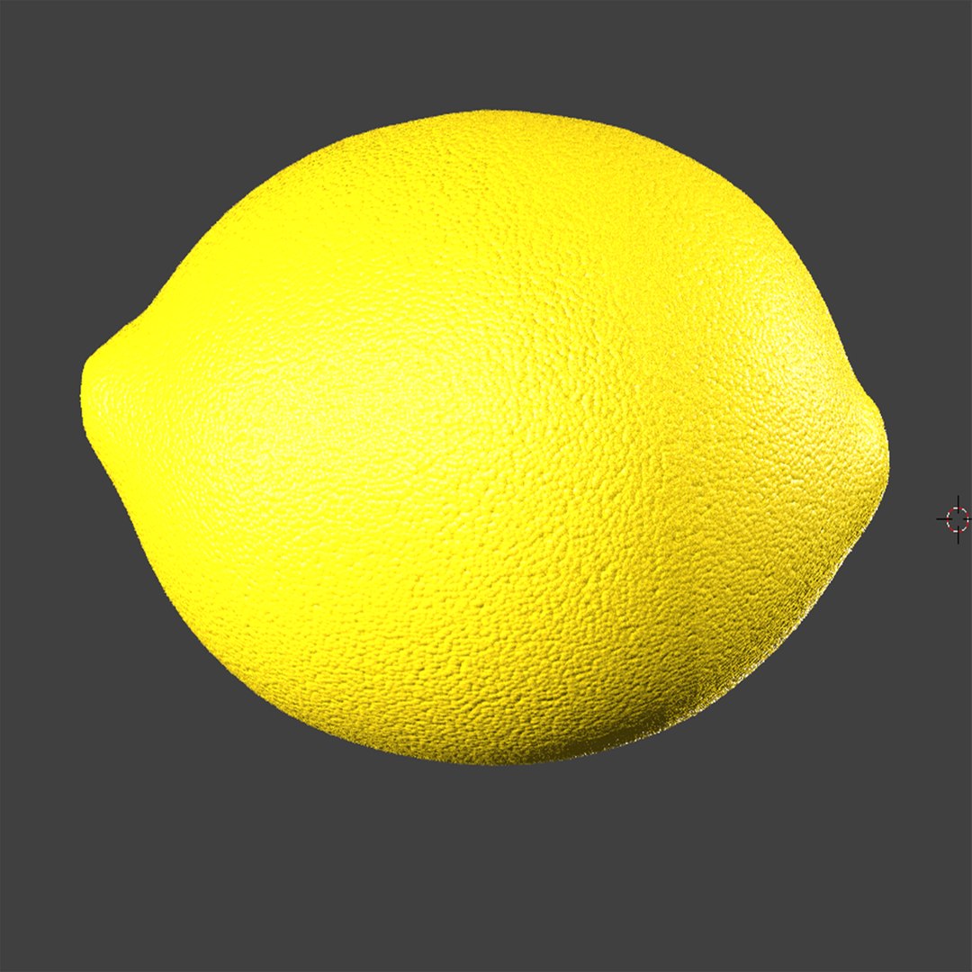 lemon fruit 3d model