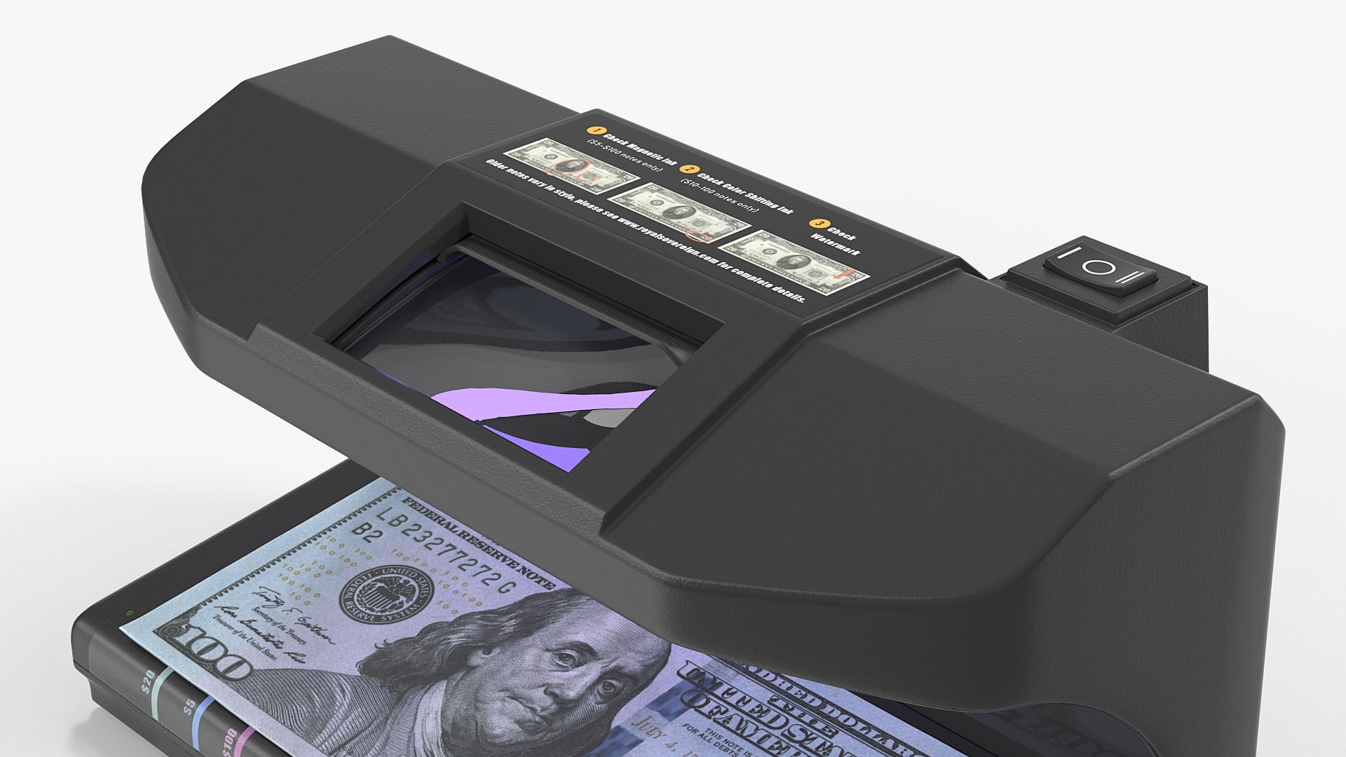 Ultraviolet bill detector 3D model - TurboSquid 1463980
