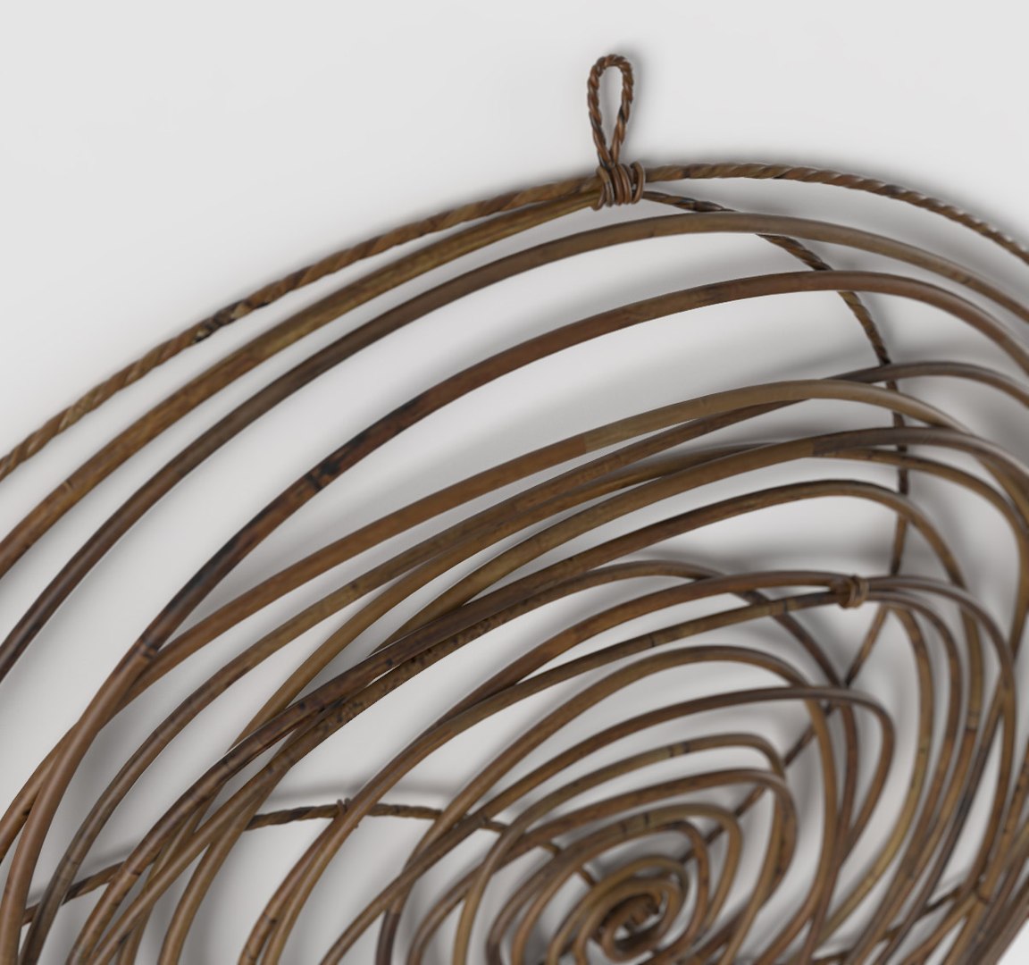 Circle Rattan Wall Art 3D Model - TurboSquid 1700758