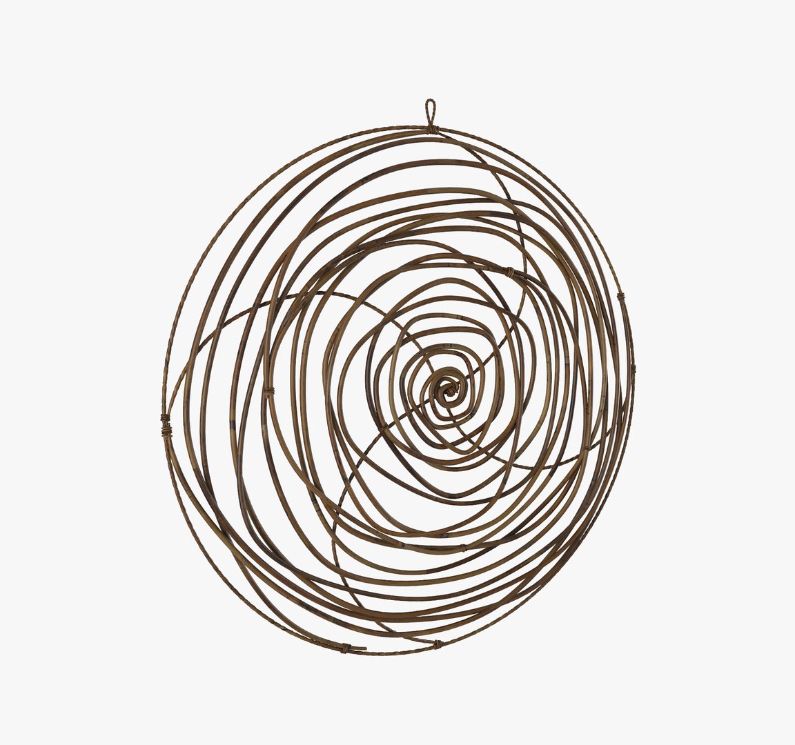 Circle Rattan Wall Art 3D Model - TurboSquid 1700758