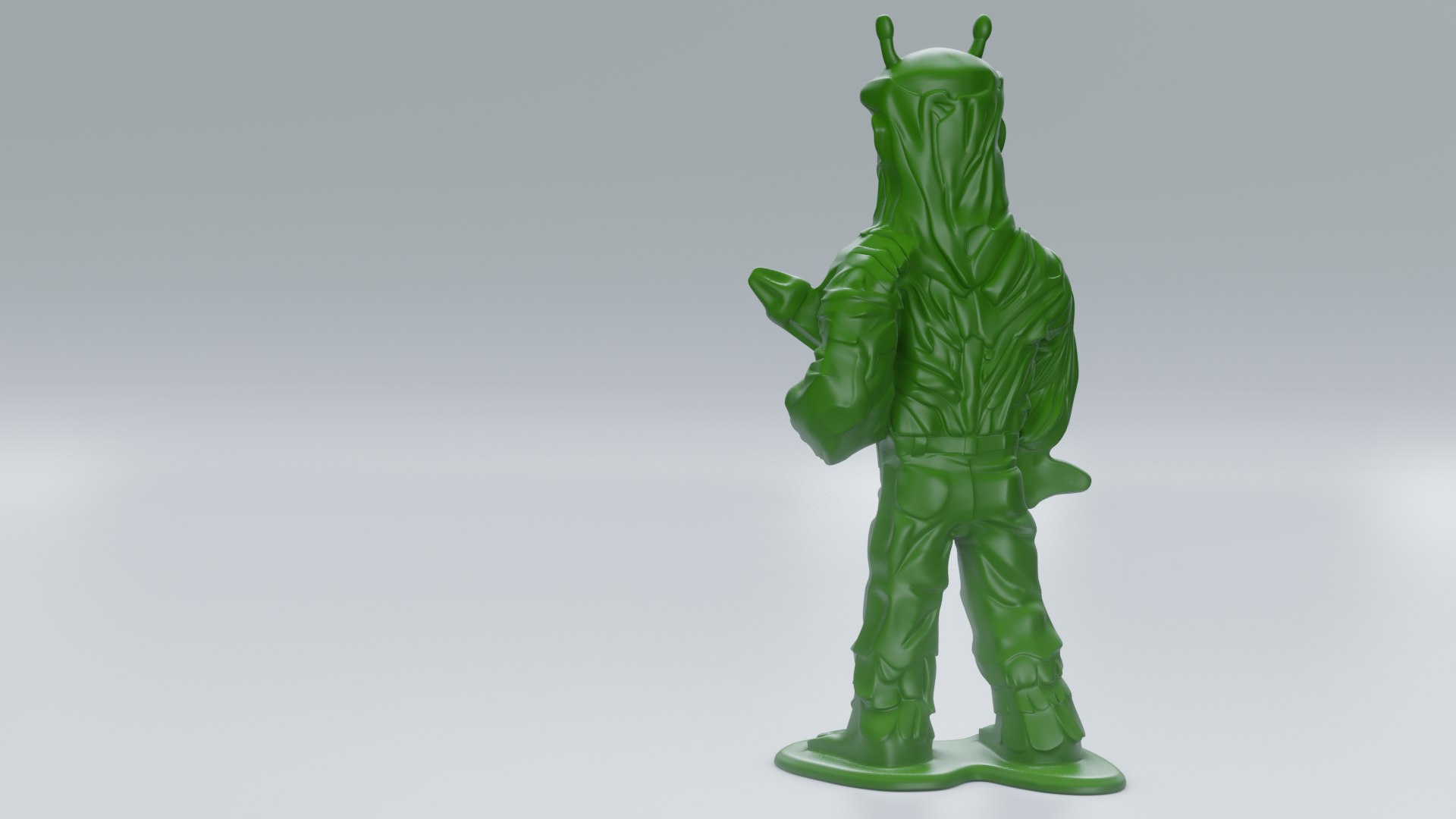3D Retro Plastic Alien Figure 04 Model - TurboSquid 1899137