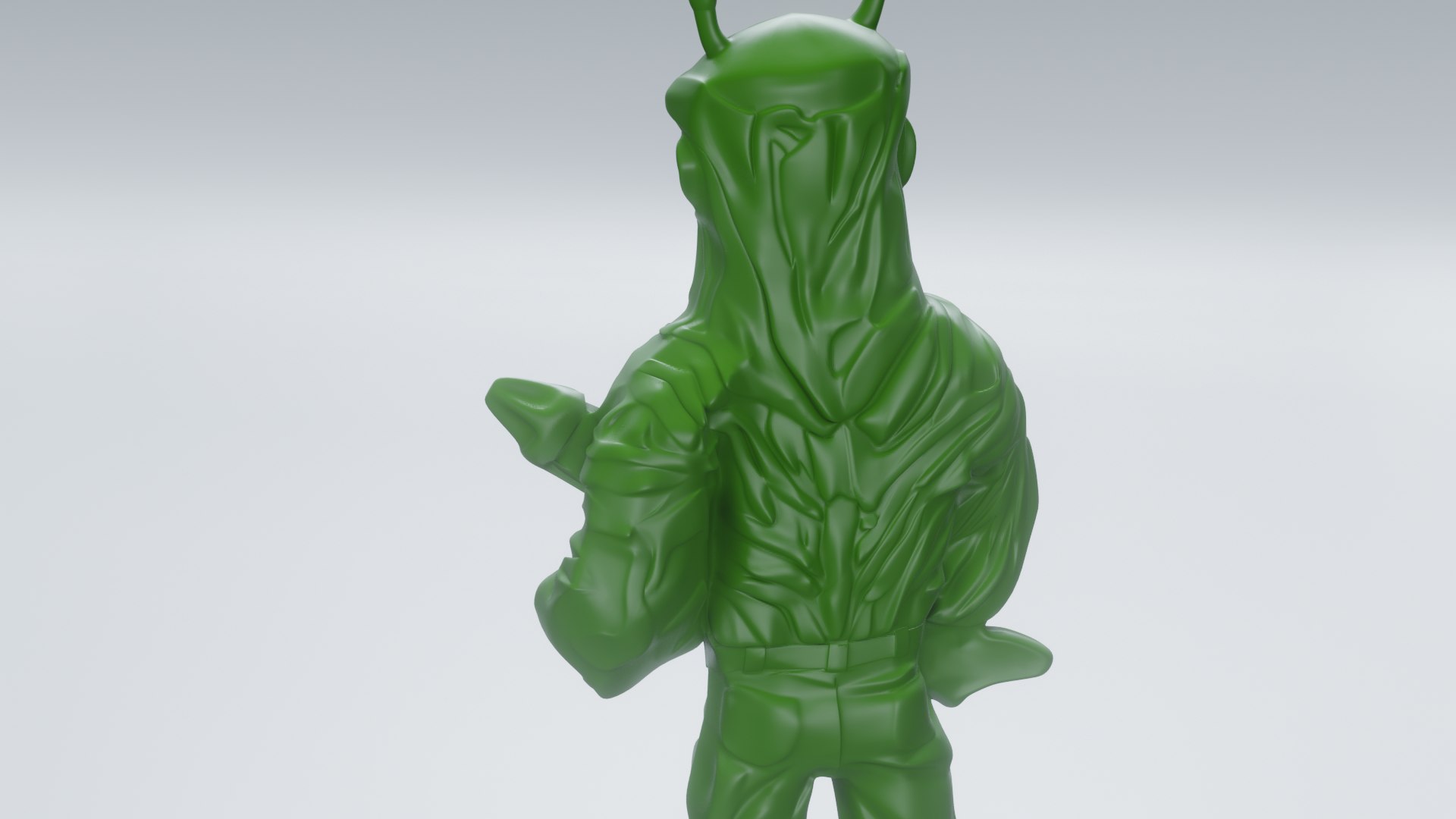 3D Retro Plastic Alien Figure 04 Model - TurboSquid 1899137