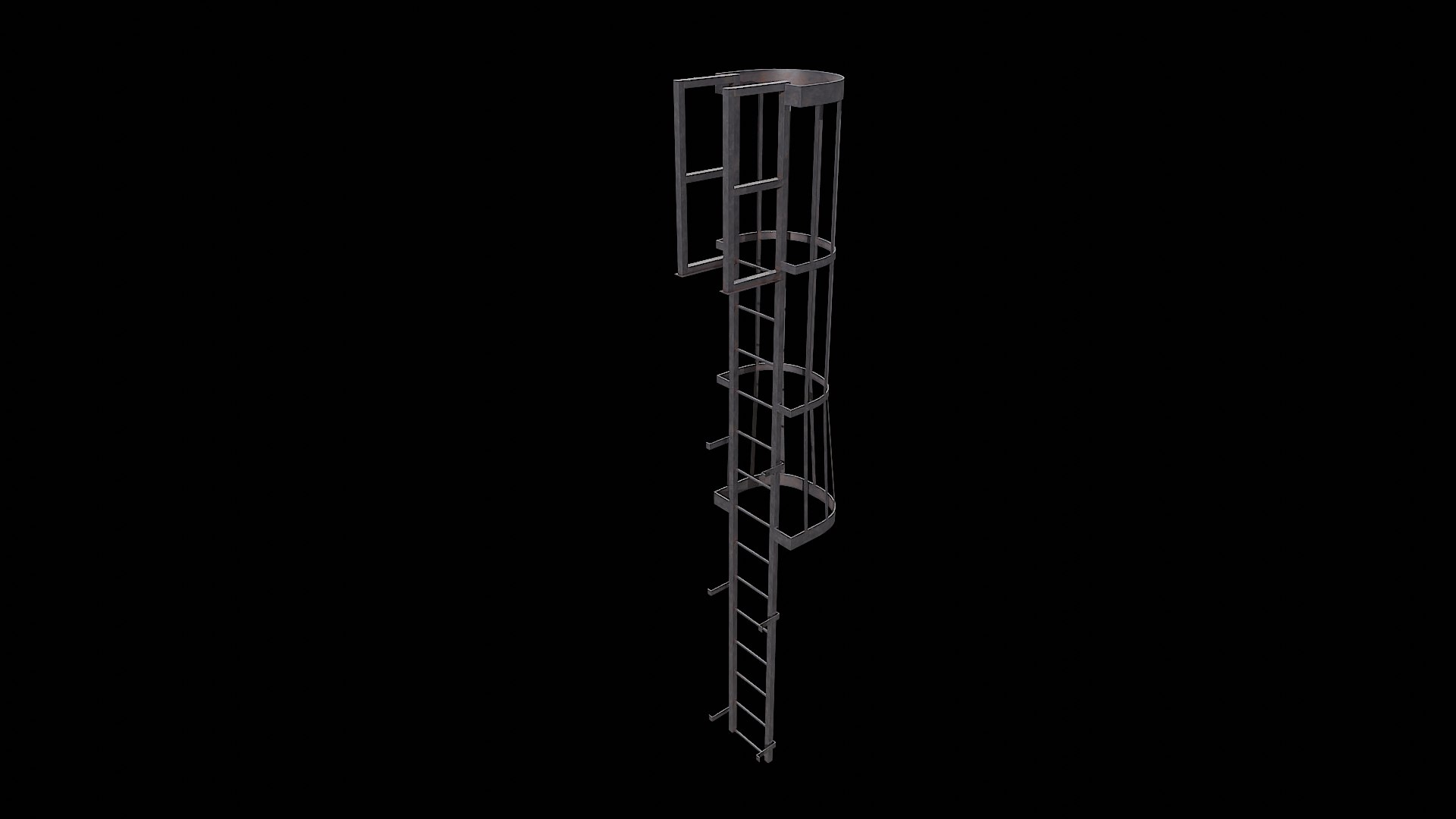 3D Cage - Safety Step - TurboSquid 1633893