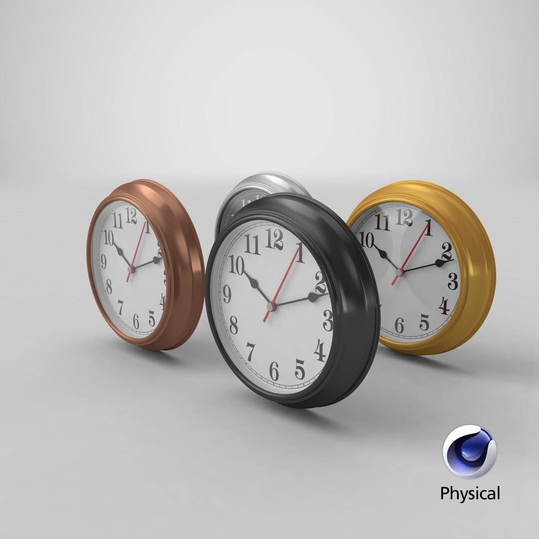 Wall Clock Collection 3D Model - TurboSquid 1949528