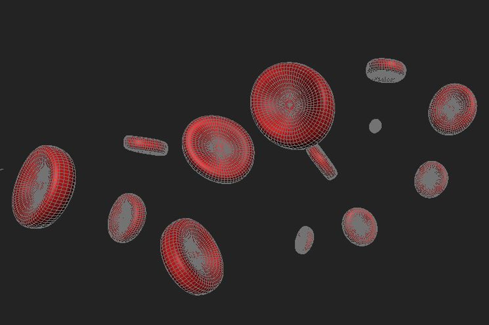 3d Red Blood Cells