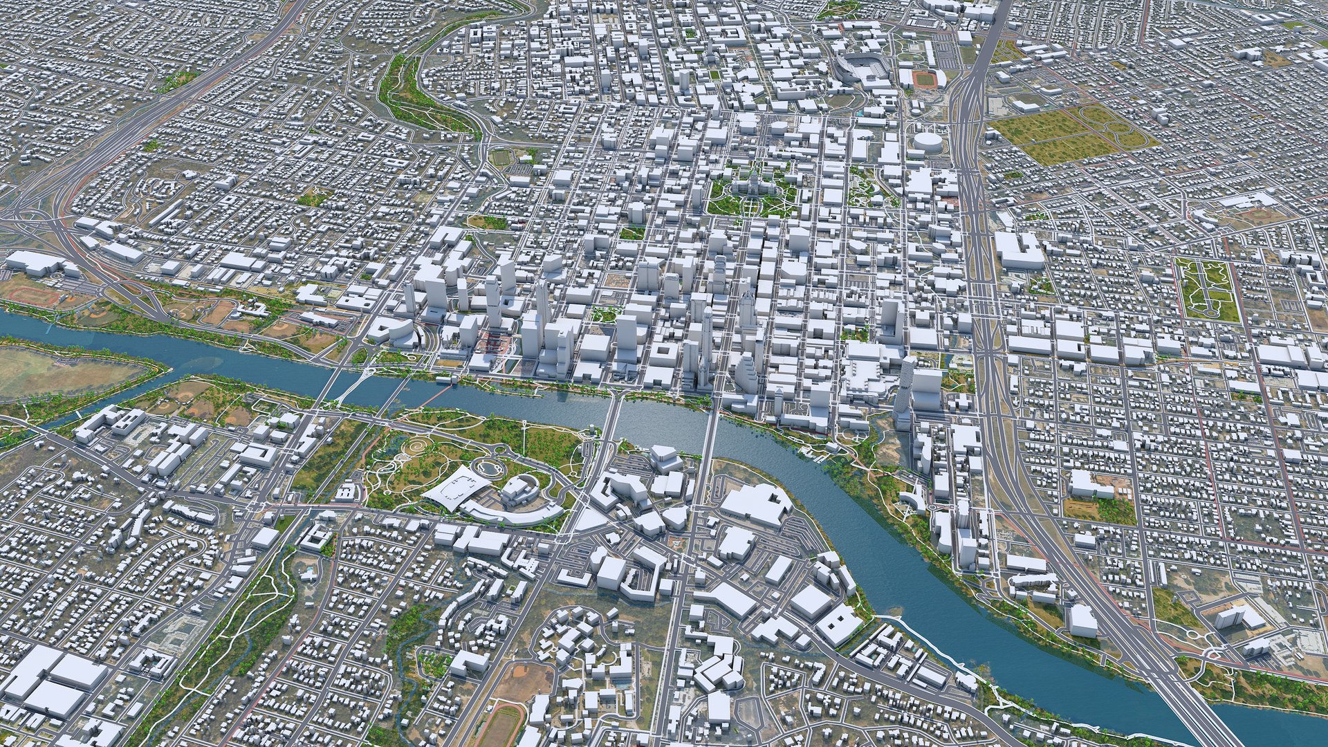 3D Austin Texas Model - TurboSquid 1719295