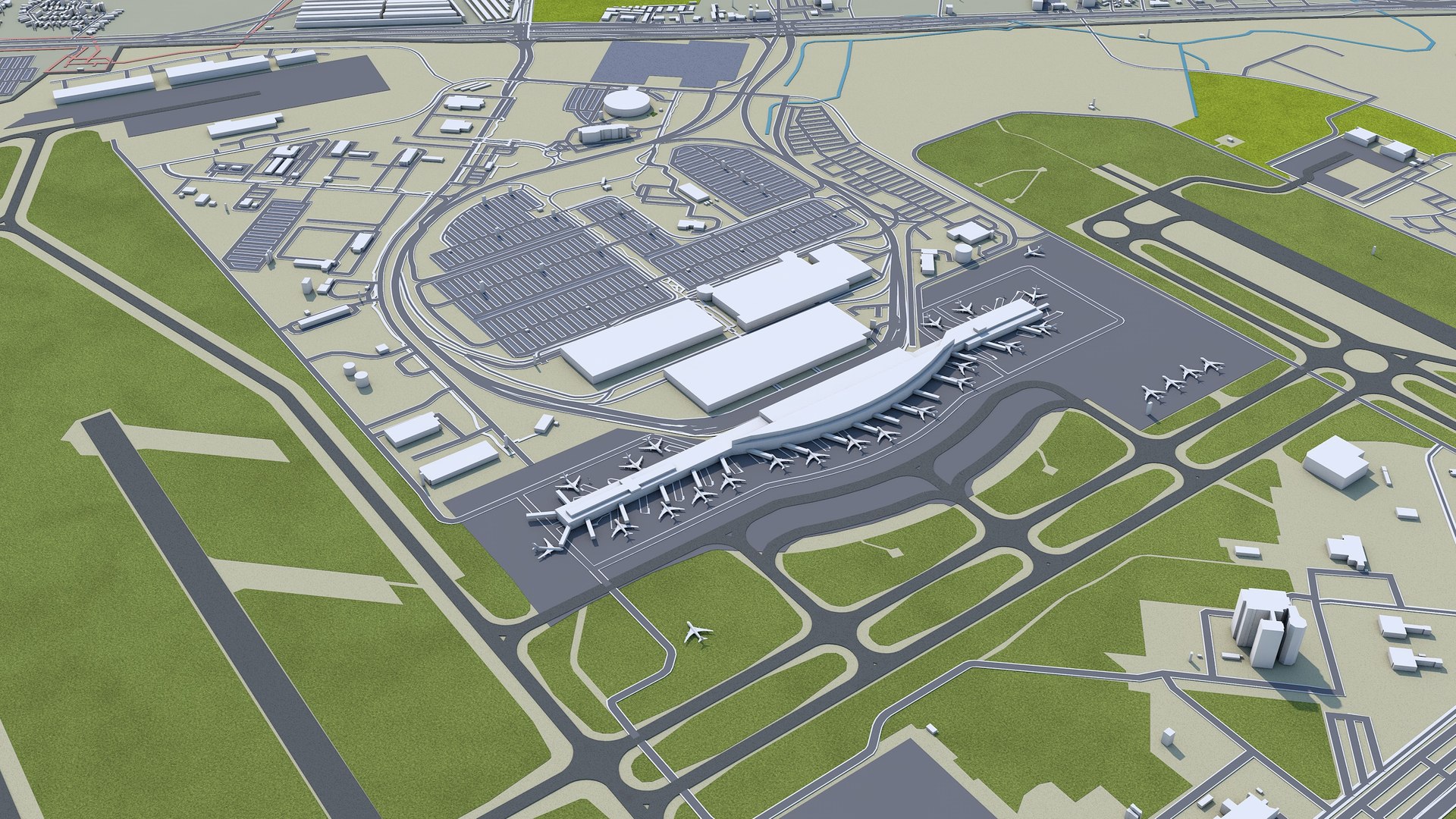 3D Austin Texas Model - TurboSquid 1719295