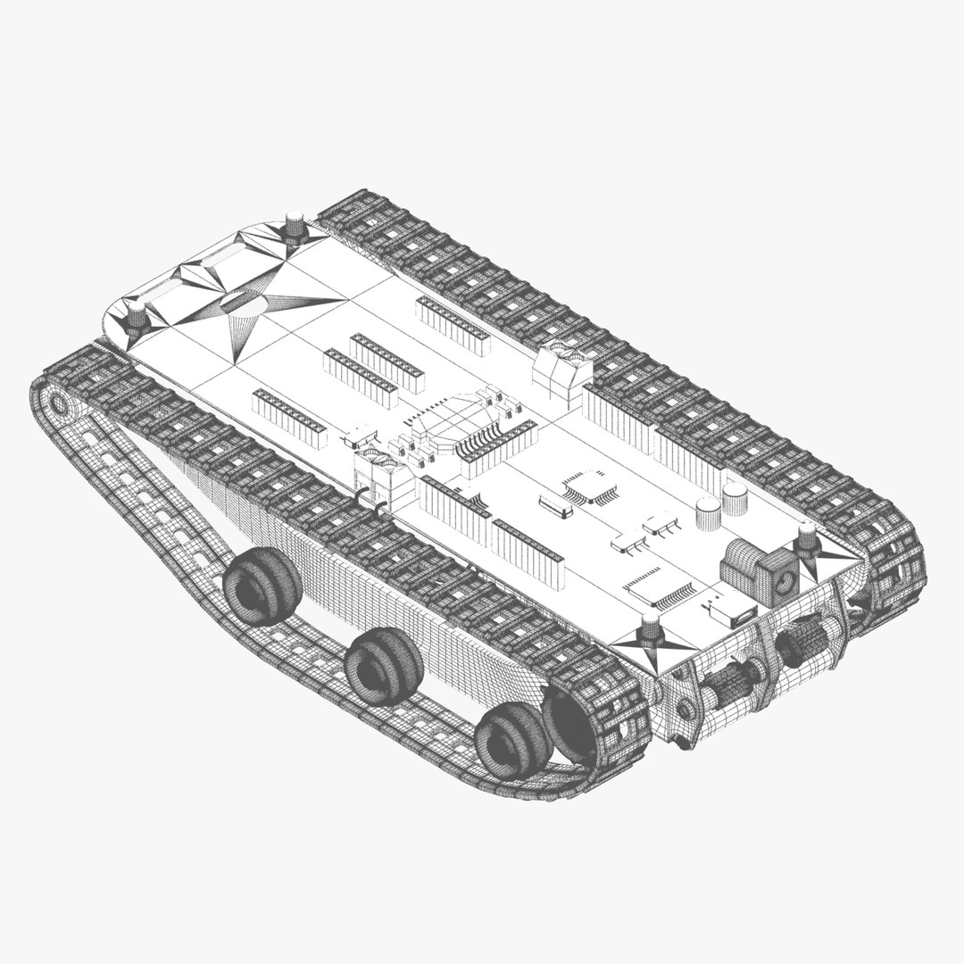 Robot Rover 3d Model