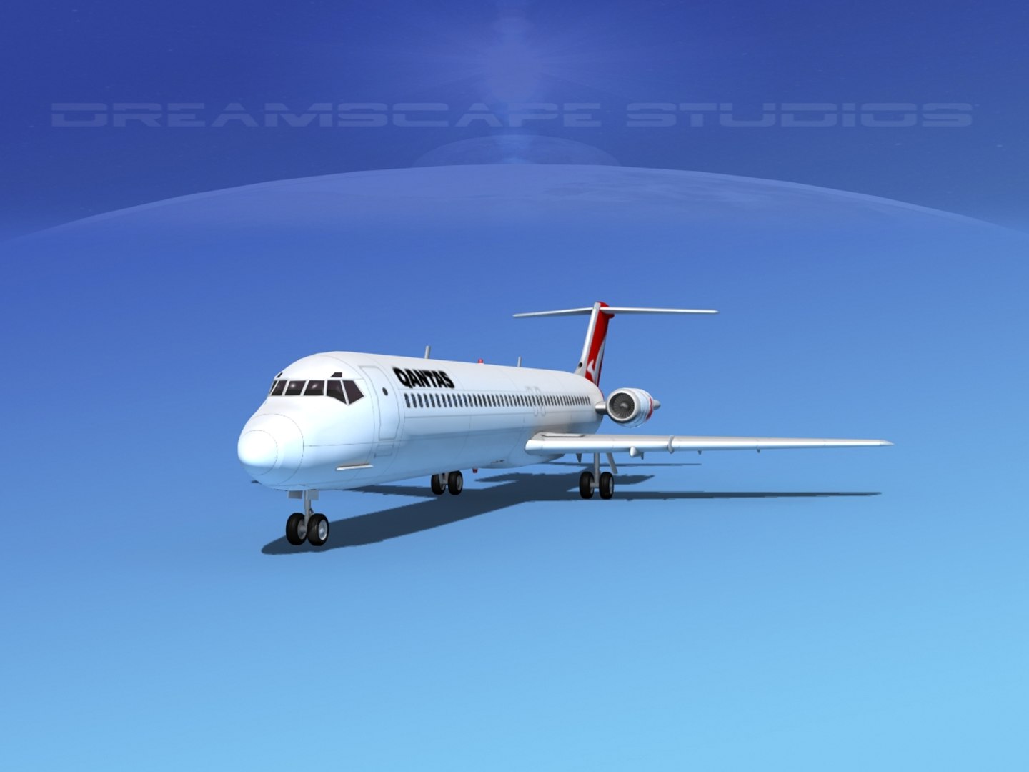turbines dc-9-50 douglas dc-9 aircraft 3d model