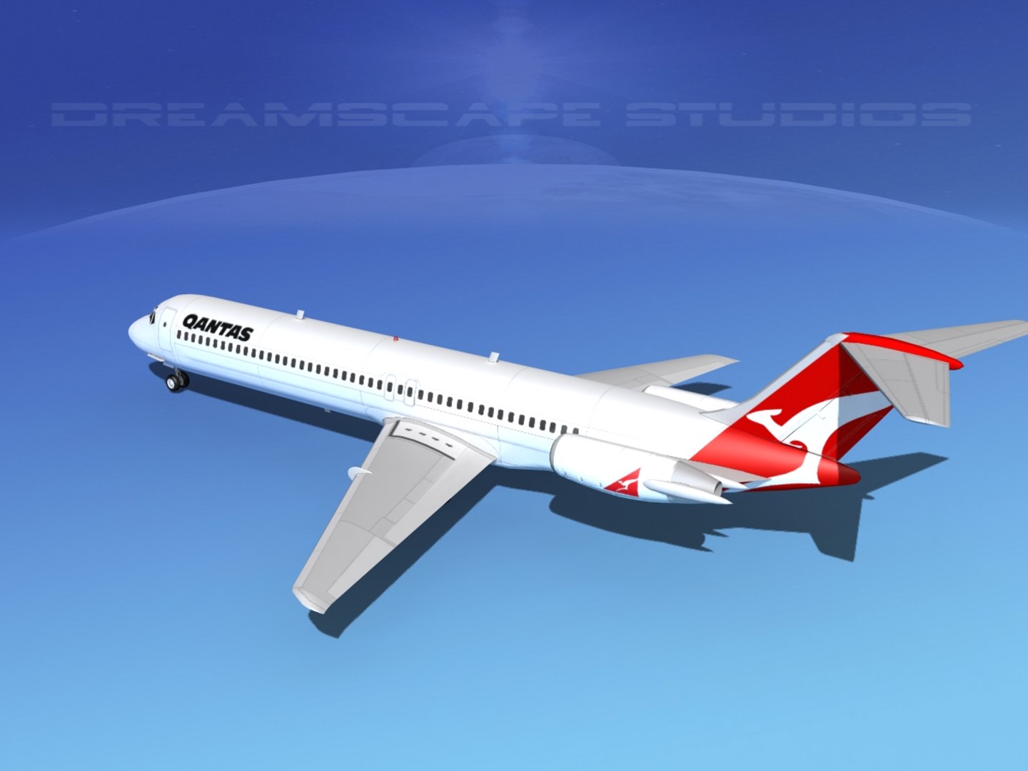turbines dc-9-50 douglas dc-9 aircraft 3d model