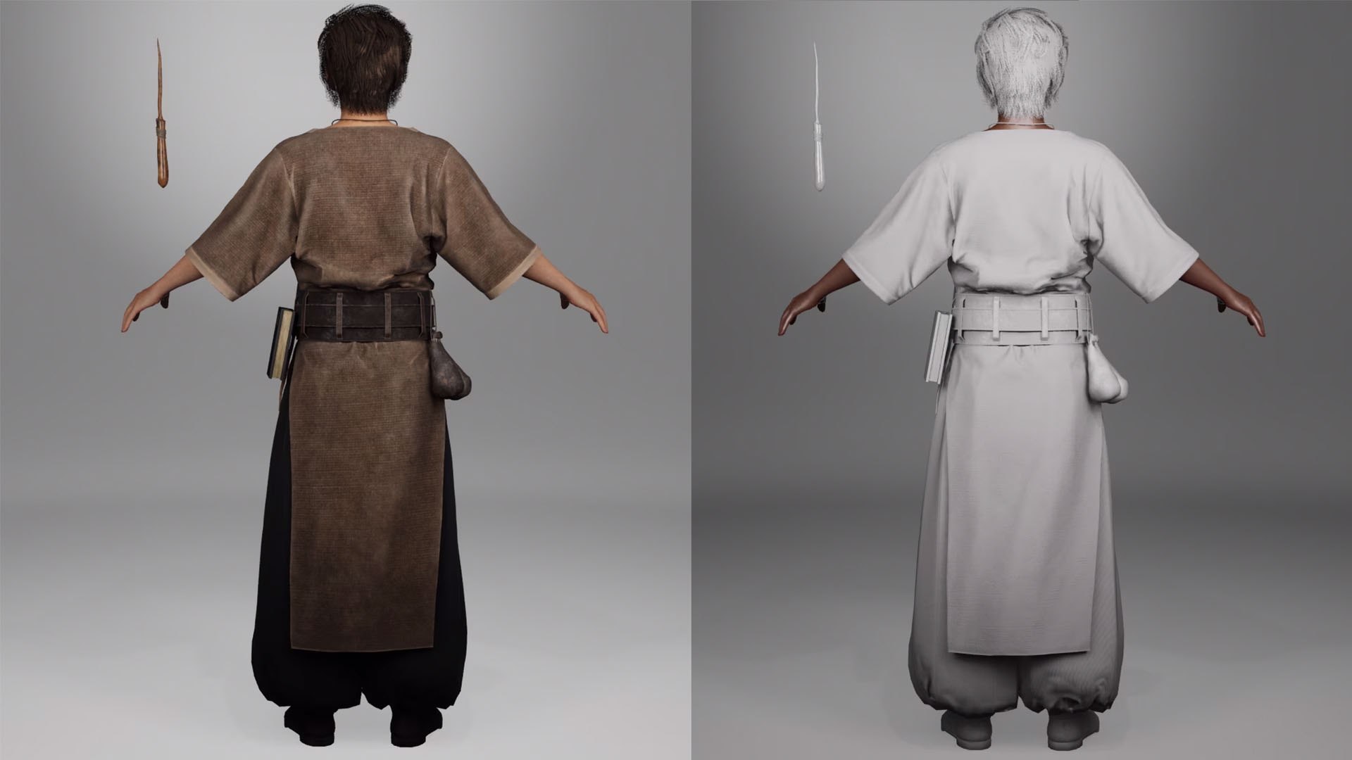 3D Medieval Priest Model - TurboSquid 2166710