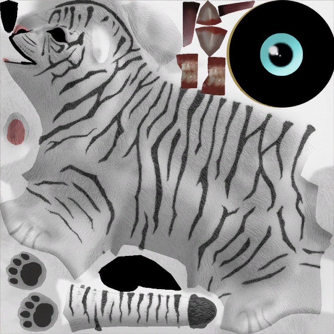 Little Tiger 3D Model - TurboSquid 2079962