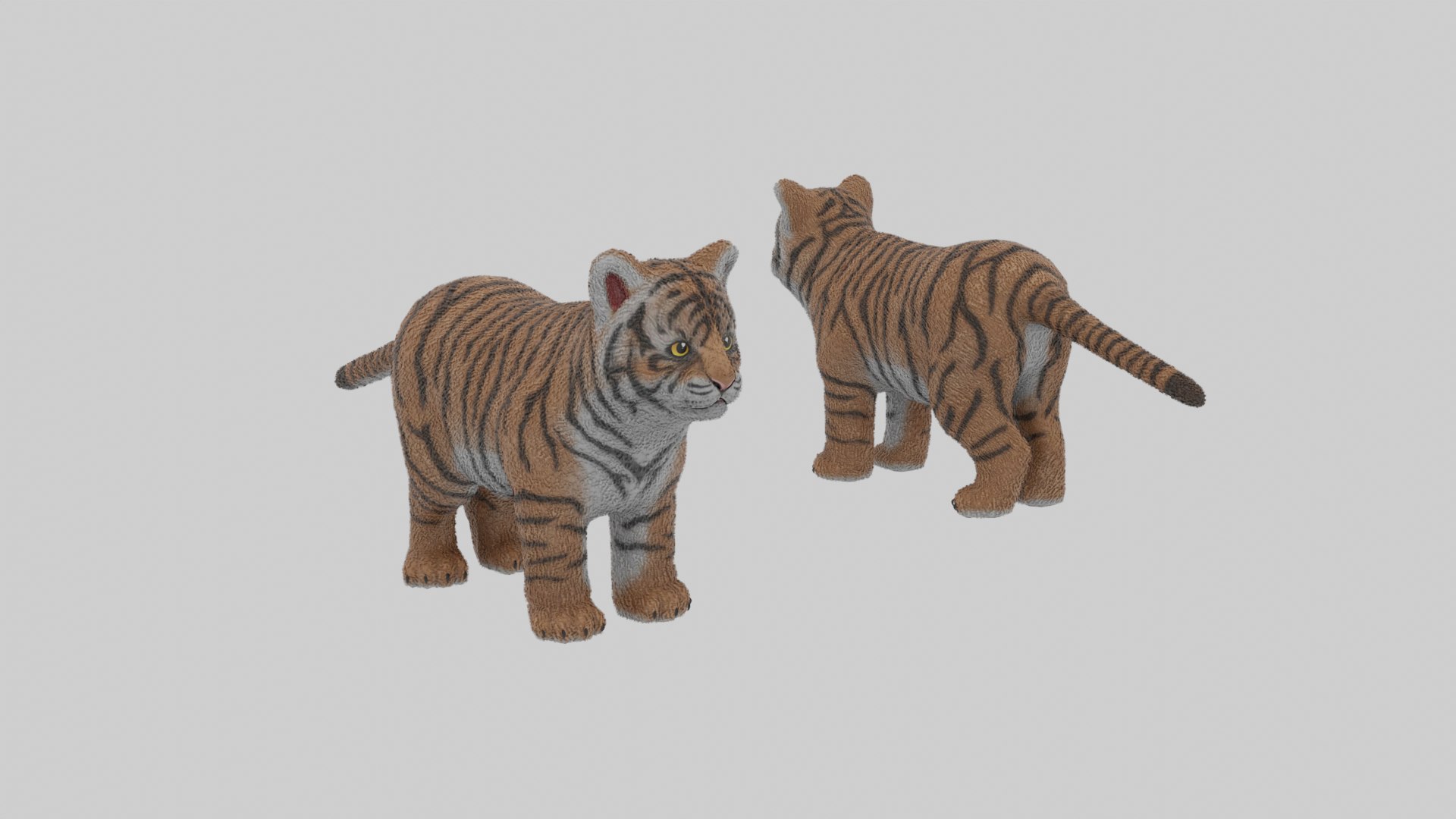 Little Tiger 3D Model - TurboSquid 2079962