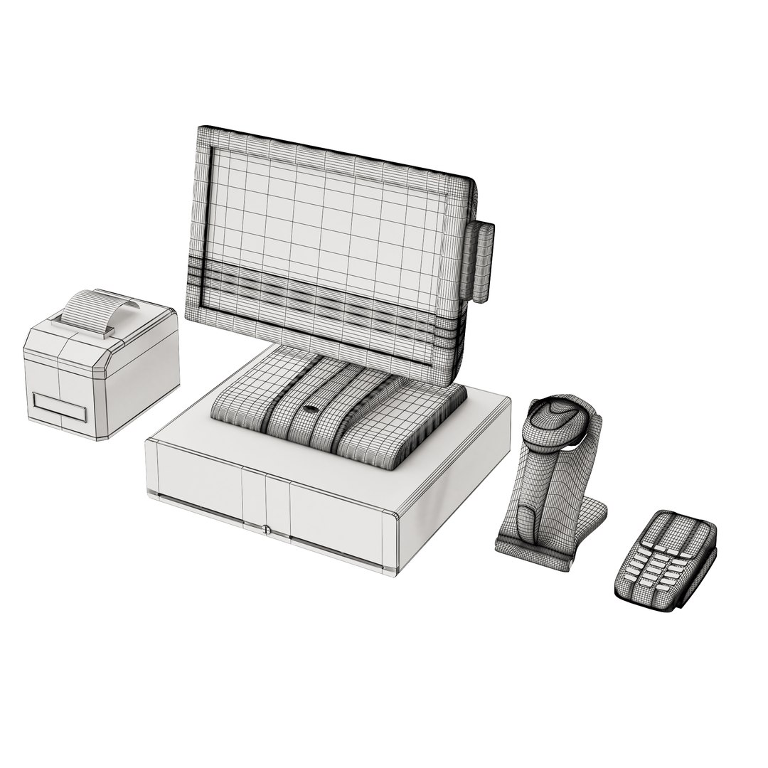 3D Pos Terminal Model - TurboSquid 1521423