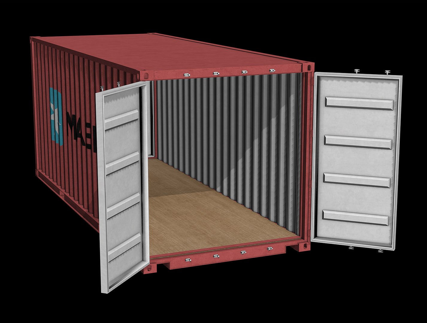 industrial container 3d model