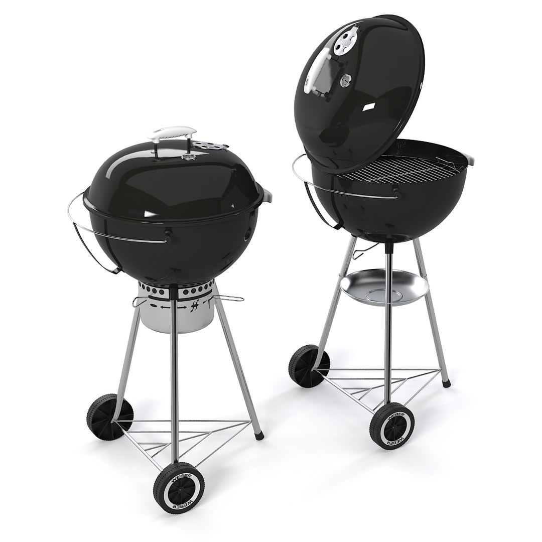 weber touch grill set 3d 3ds