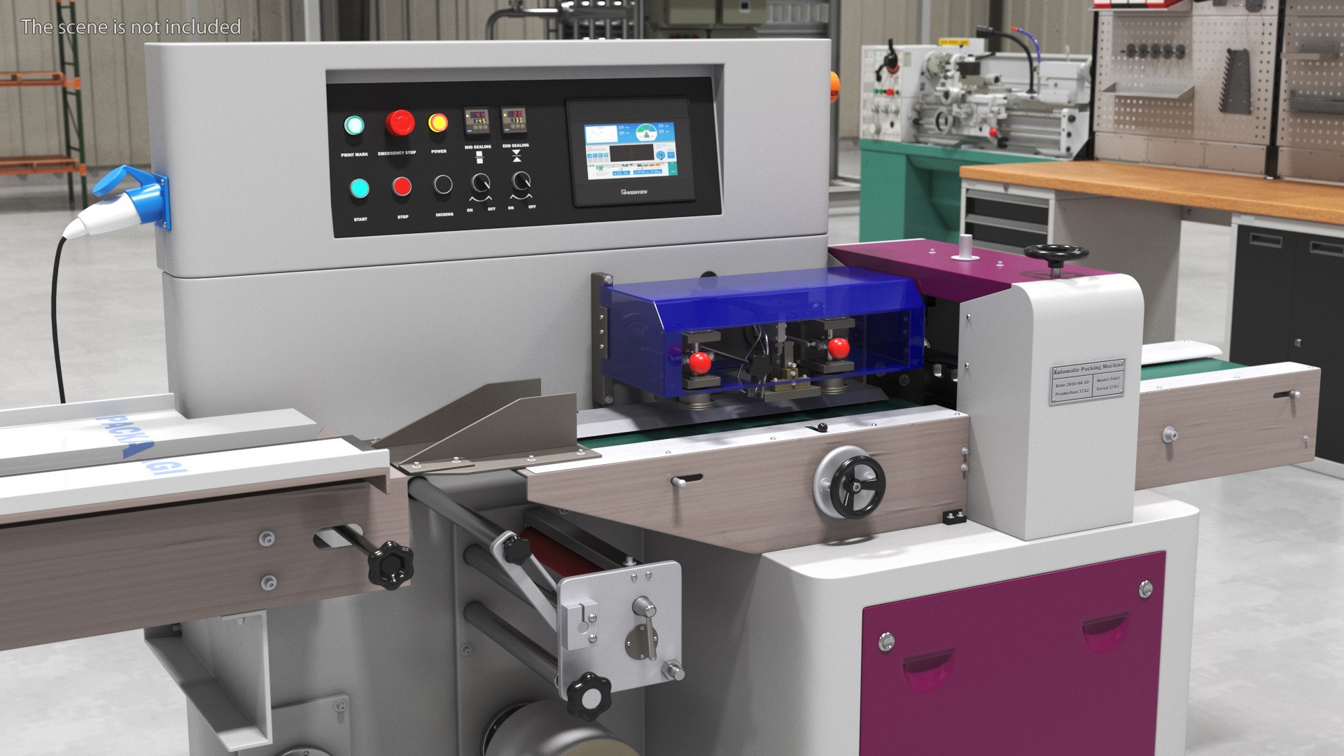 Automatic Horizontal Flow Pack Machine 3D - TurboSquid 2374862