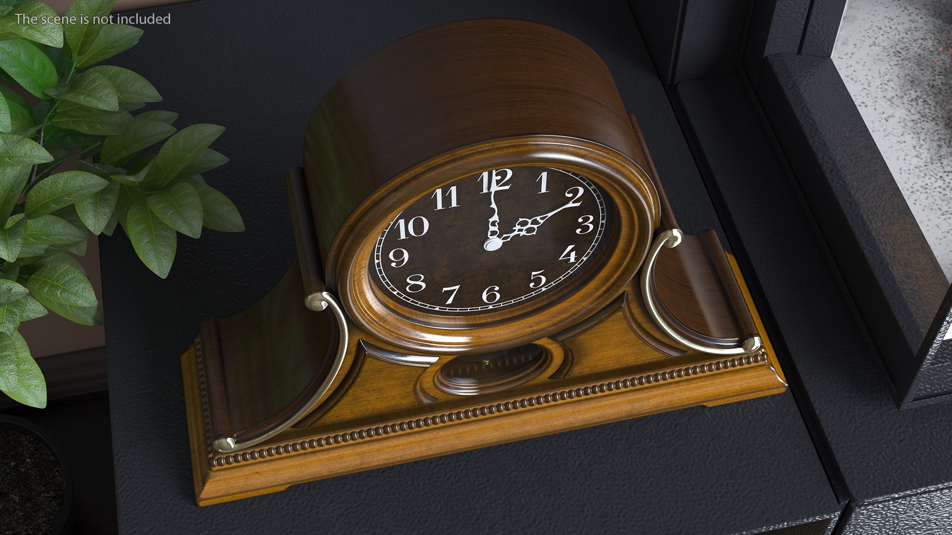Antique Wooden Musical Clock 3D Model - TurboSquid 1808610