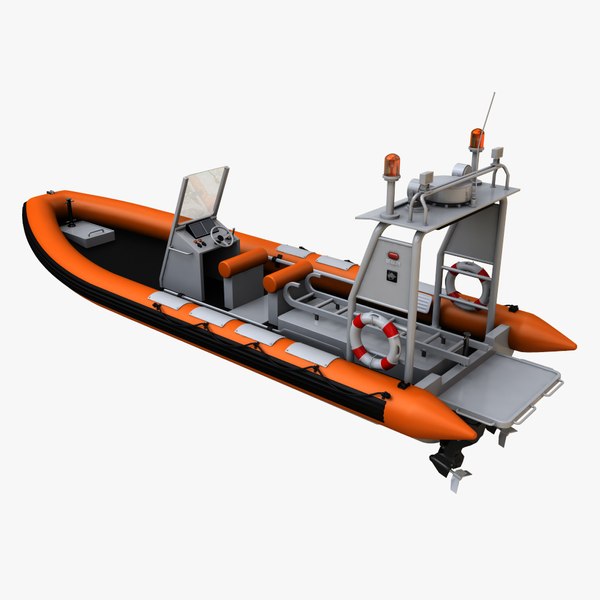 3d inflatable boat model