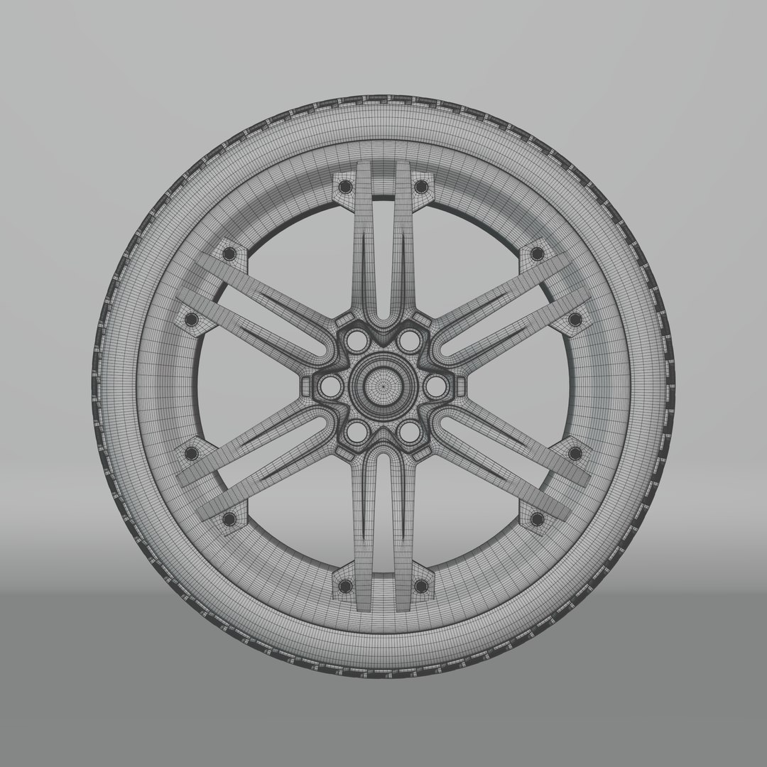 3D Generic Car Wheel N3 Model - TurboSquid 2165973