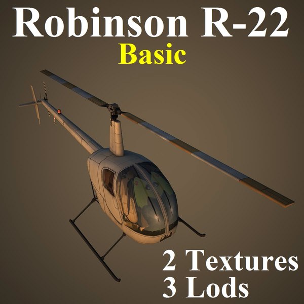 Robinson R-22 3D Models for Download | TurboSquid