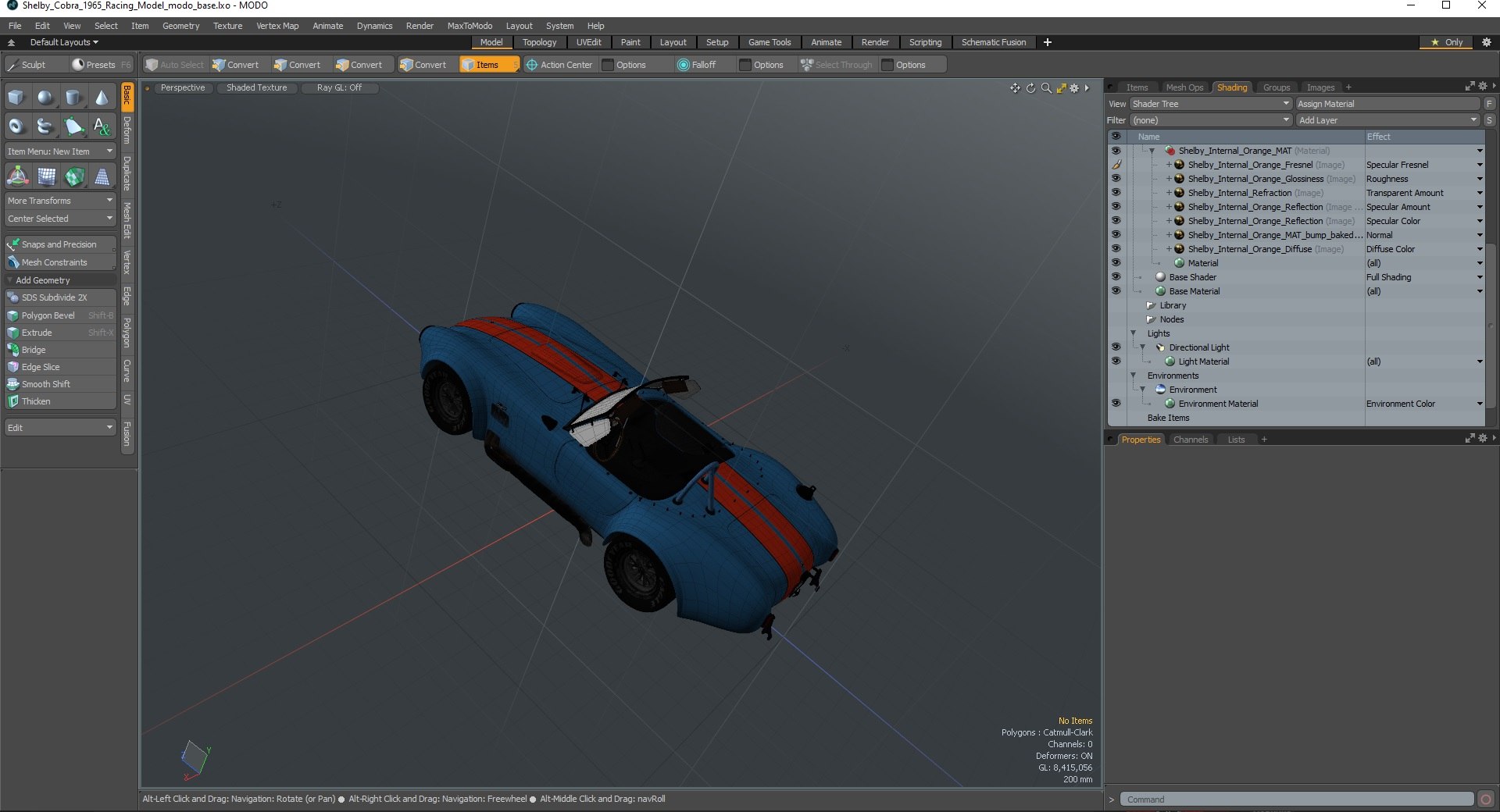 Shelby Cobra 1965 Racing Model 3D - TurboSquid 2279747