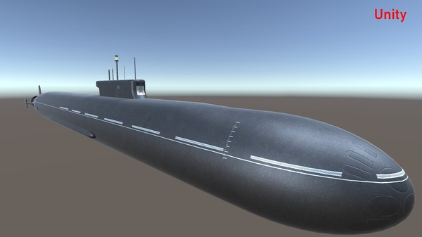 modelo 3d Submarino balístico - TurboSquid 1684910