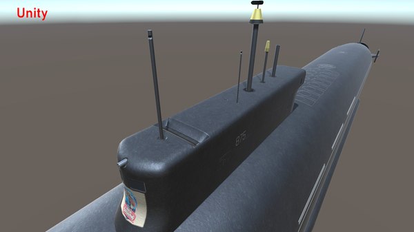modelo 3d Submarino balístico - TurboSquid 1684910