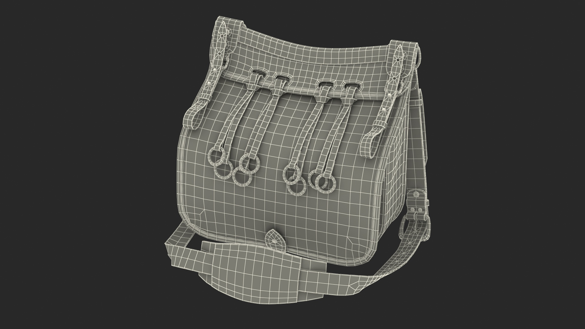 3D Hunting Season Green Shoulder Bag - TurboSquid 1962116