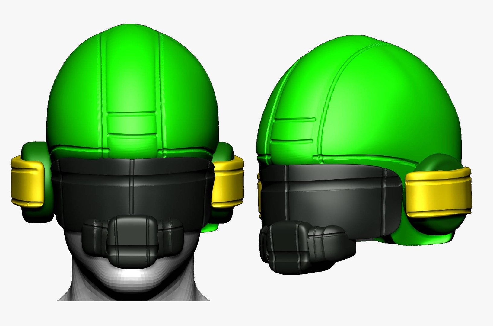 Mask helmet sculpt printable 3D - TurboSquid 1596914