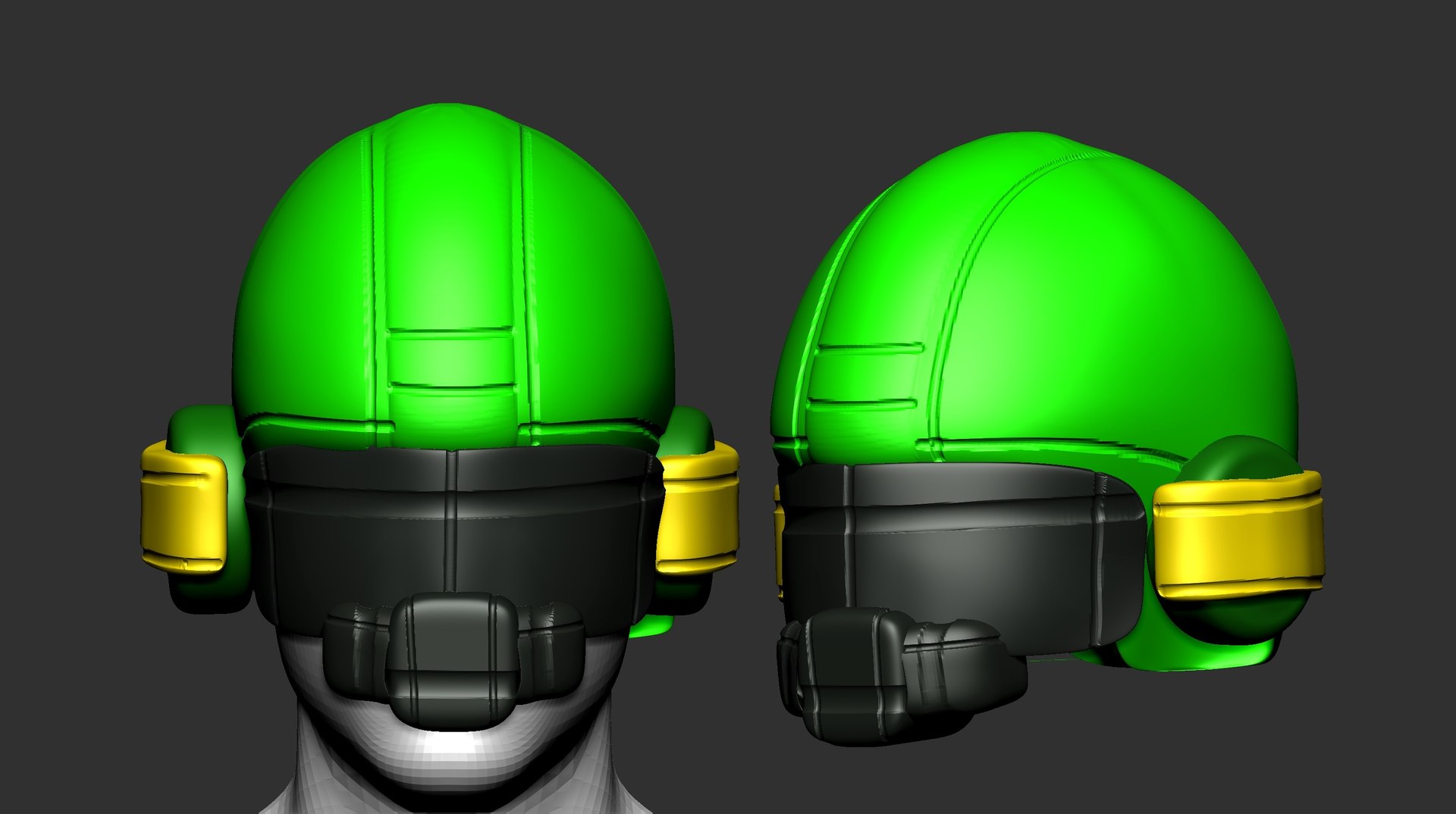 Mask helmet sculpt printable 3D - TurboSquid 1596914