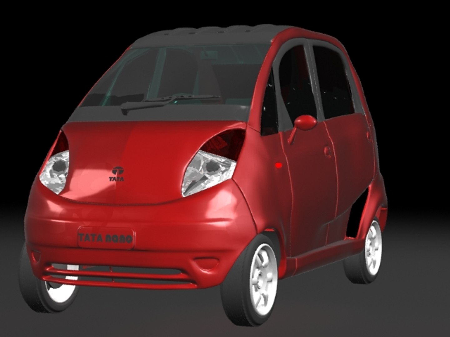 Nano Car 3d Model