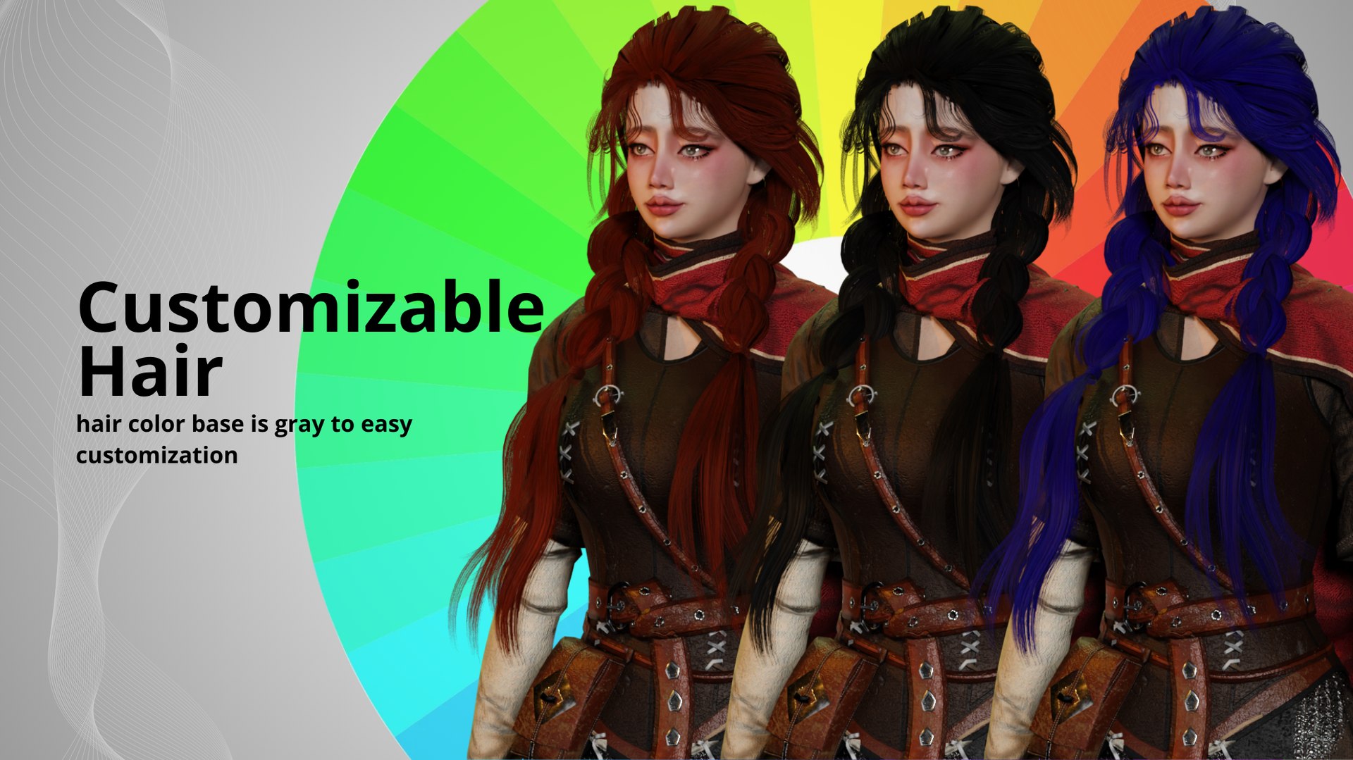 Wizard Girl - Game Ready 3D Model - TurboSquid 2278302