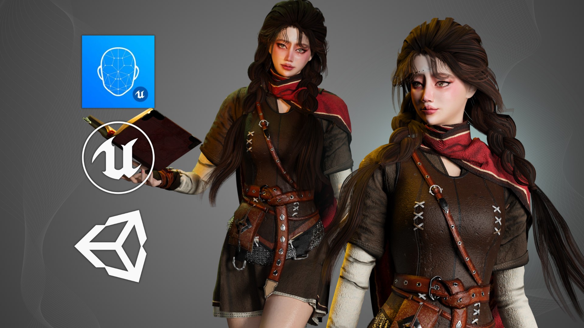 Wizard Girl - Game Ready 3D Model - TurboSquid 2278302