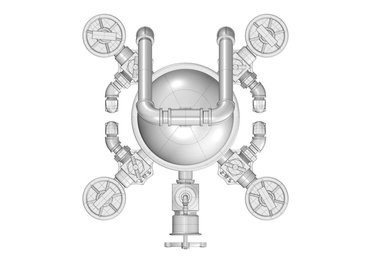 3D Model Vintage Hydrostatic Lubricator - TurboSquid 1745513