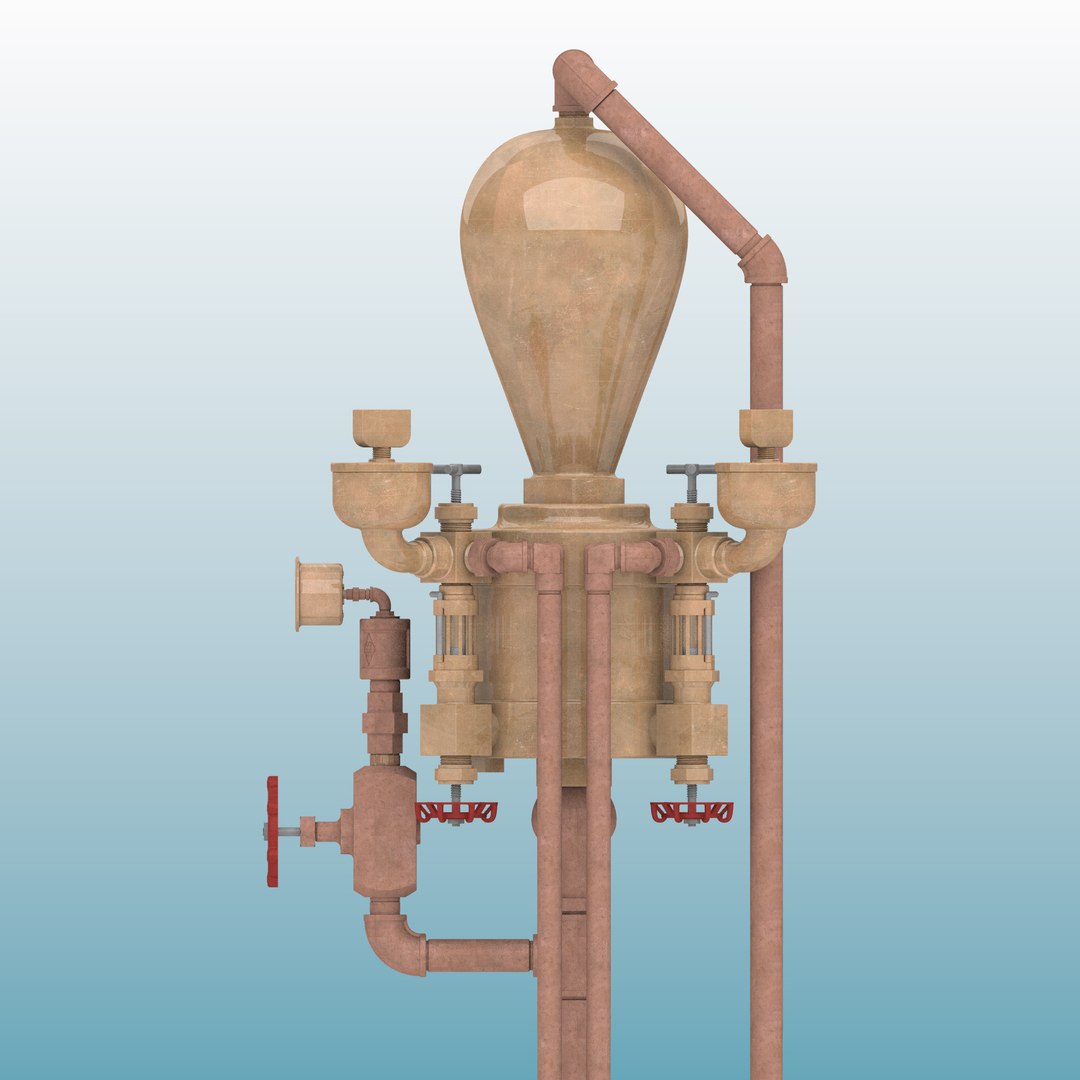 3D Model Vintage Hydrostatic Lubricator - TurboSquid 1745513